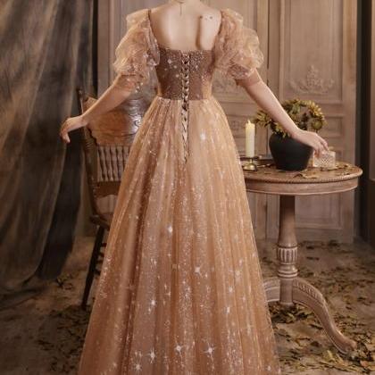 Shiny A Line Sequins Long Prom Dress Evening Dress,pl3724 on Luulla