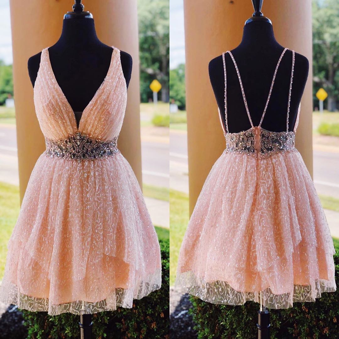 Princess Short Pink Homecoming Dress,pl1675 on Luulla