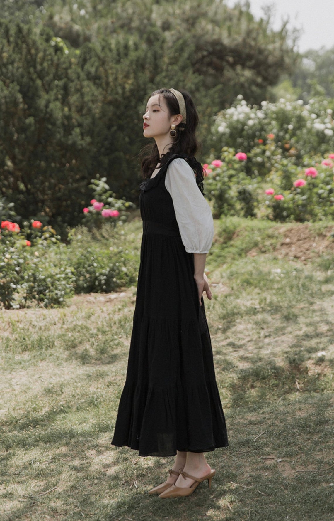 Prairie Dress-vintage French Dress- Summer Cottage Core Dress-victorian ...