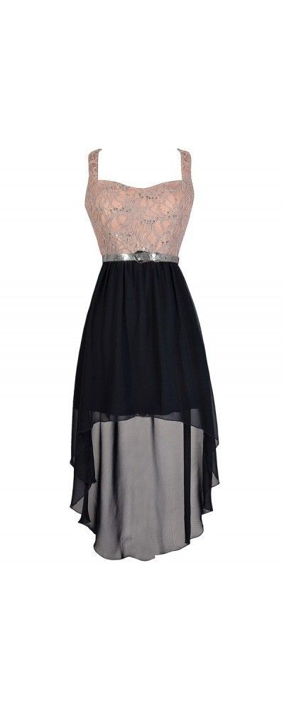 Hi-lo Black Homecoming Dress,luxury Beaded Prom Dress,sexy Open Back ...