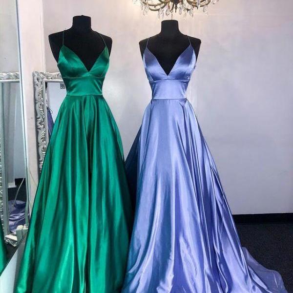 Simple Long Prom Dress,pageant Dance Dresses,graduation School Party ...