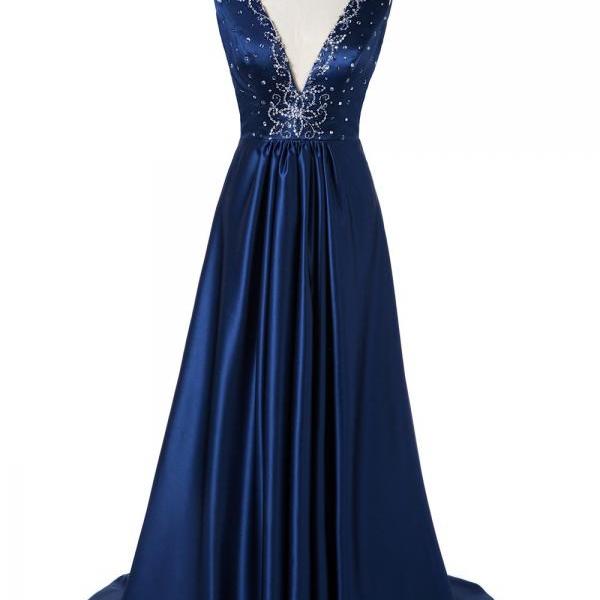 Deep V-neck Beading Formal Dresses,pl5165 on Luulla