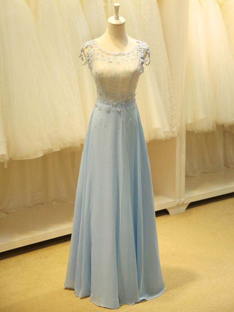 Modest Daisy Floral Lace Formal Evening Prom Dress,pl0533 on Luulla