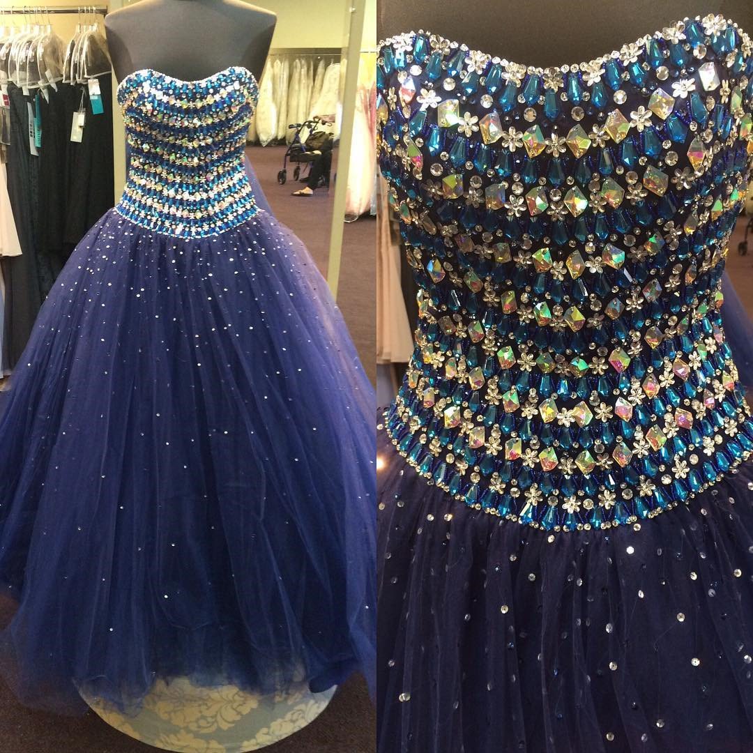 Navy Blue Ball Gowns,ball Gowns Prom Dresses,navy Quinceanera Dresses ...