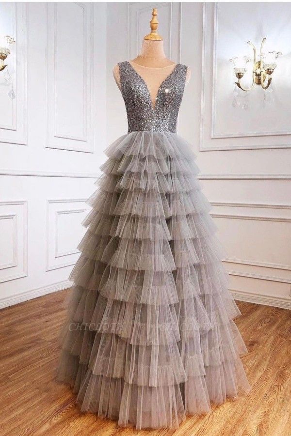 Simple Evening Dresses Long V Neckline Prom Dresses,pl3170 on Luulla