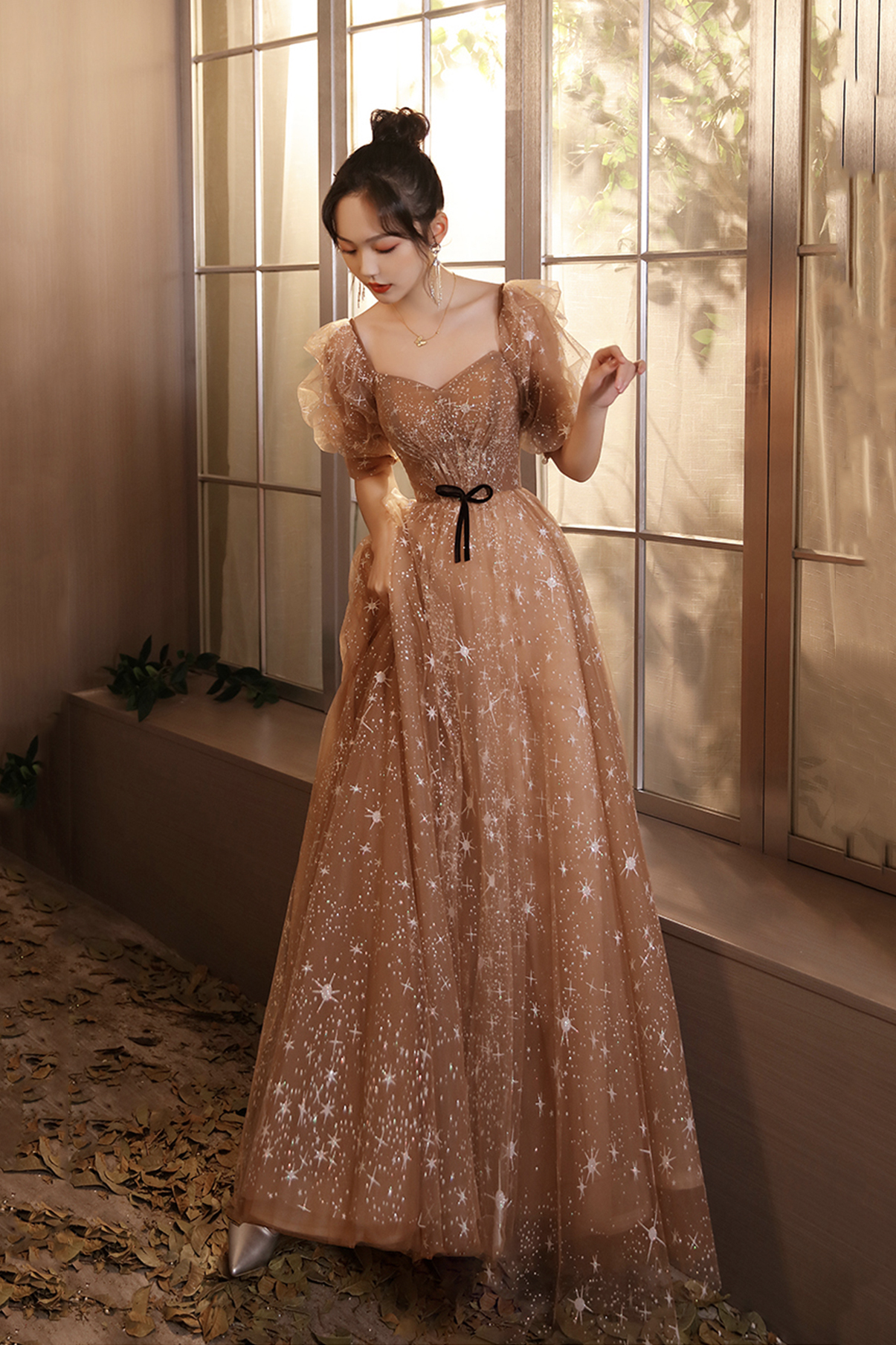 Shiny A Line Sequins Long Prom Dress Evening Dress,pl3724 on Luulla