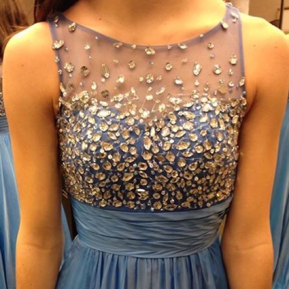 Long A Line Sequins Chiffon Prom Dress Party Cocktail Dresses Beaded Crystals Chiffon Formal