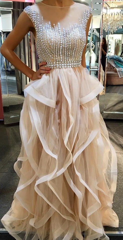 2017 Custom Made High Quality Prom Dress,tulle Prom Dress,a-line Prom ...