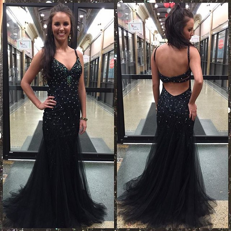 2017 Custom Made Charming Prom Dress,spaghetti Strap Prom Dress ...