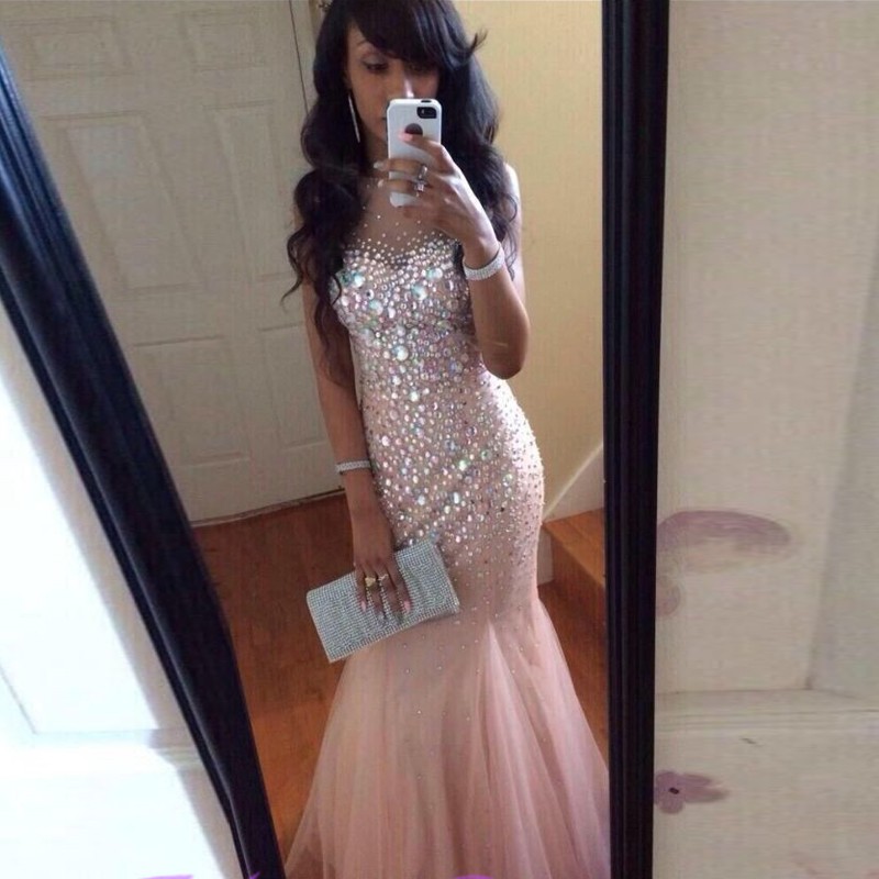 Sexy Prom Dress,sleeveless Mermaid Prom Dresses,backless Evening Dress ...